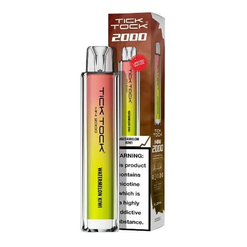 Tick Tock Mini 2000 Puffs Disposable Vape Device-20MG Pack of 10 ...