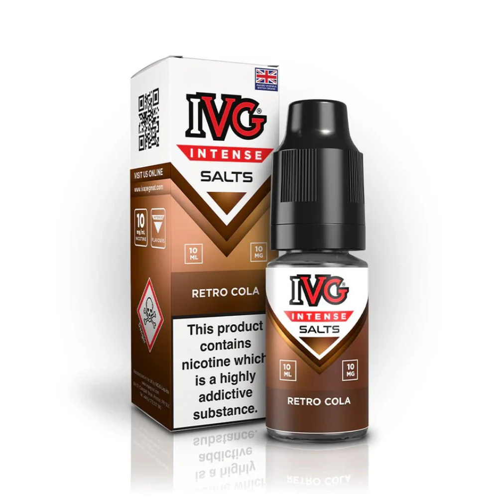 IVG Intense Nic Salts – Retro Cola | Classic Fizzy Drink Vape juice ...