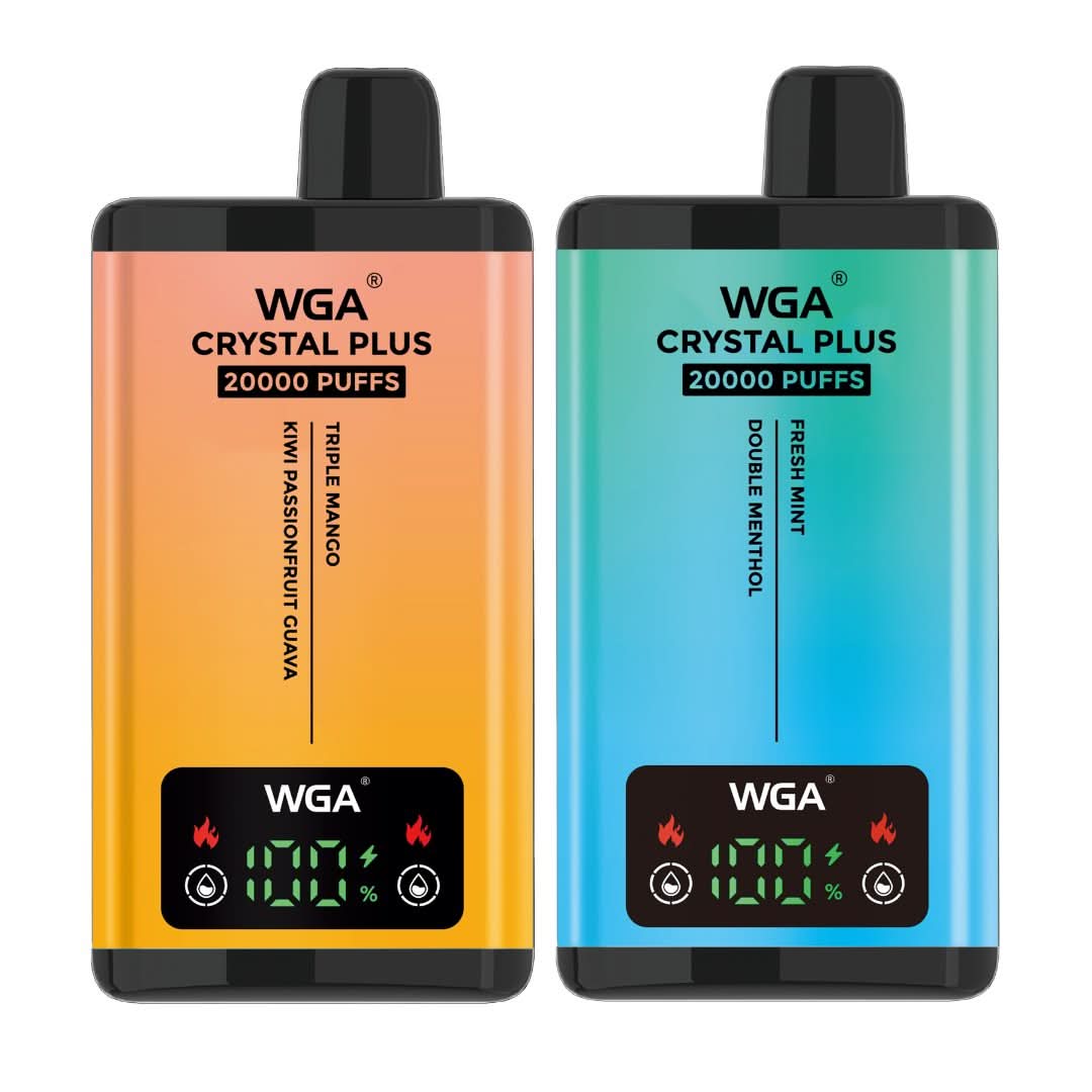 WGA Crystal Plus 20000 Disposable Vape Box of 10 - Eliquid Base