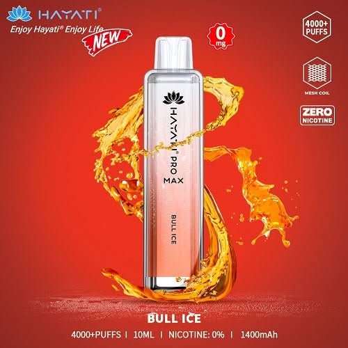 Hayati Pro Max 4000+ Disposable Box Of 10 - 0MG– Eliquid Base
