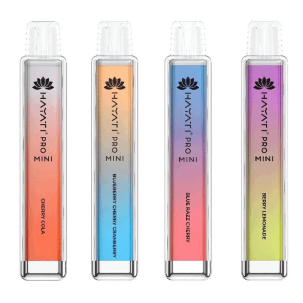 Hayati Pro Mini 600 Puff Disposable Vape Device - Eliquid Base