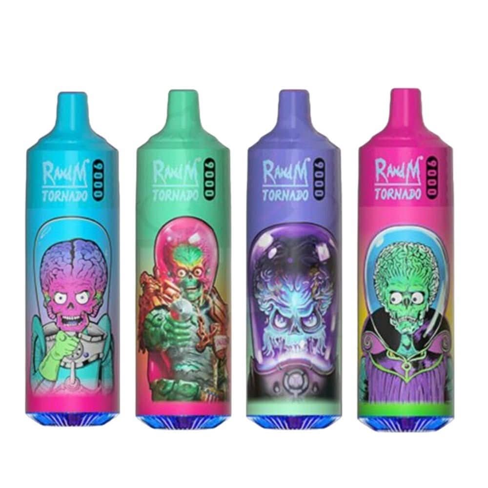 R&M Tornado 9000 Disposable Vape Device Box of 10 - Eliquid Base